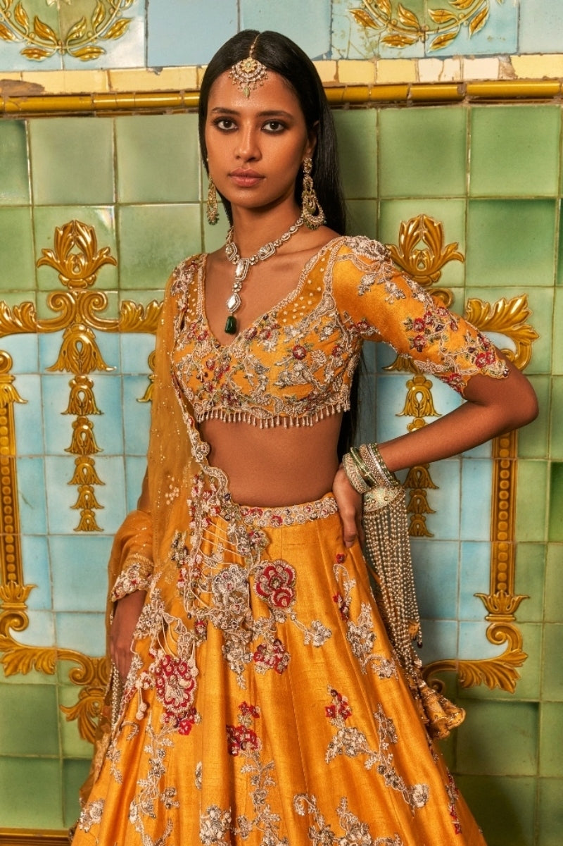 "Elaheh" Lehenga Set – DollyJ Studio